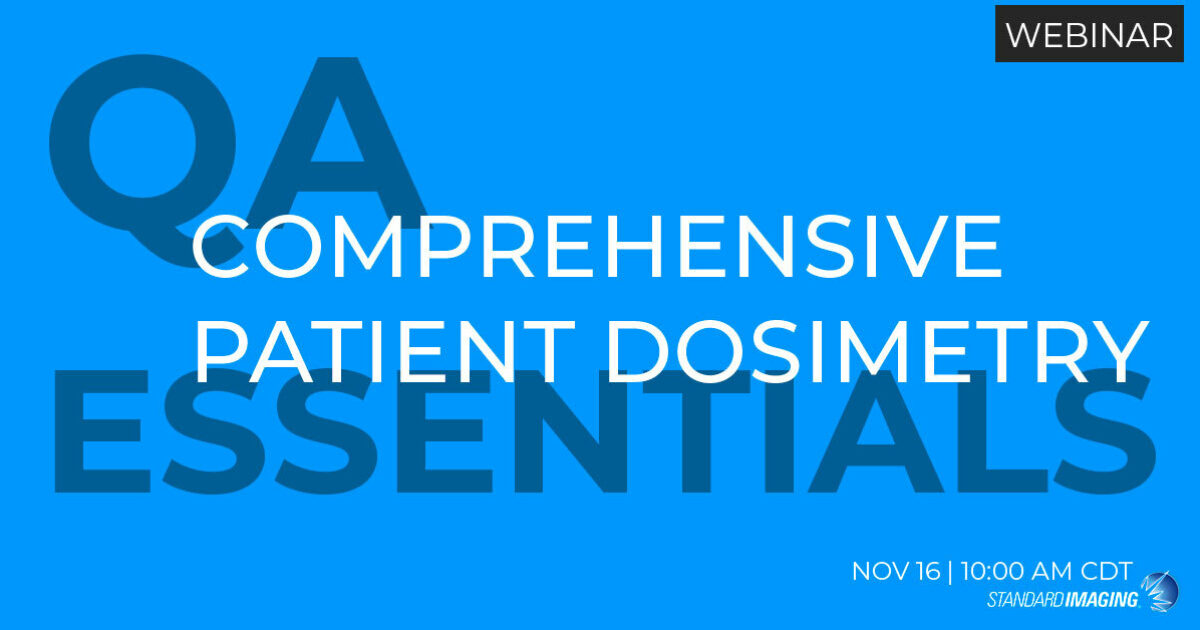 Qa Essentials Comprehensive Patient Dosimetry Standard Imaging